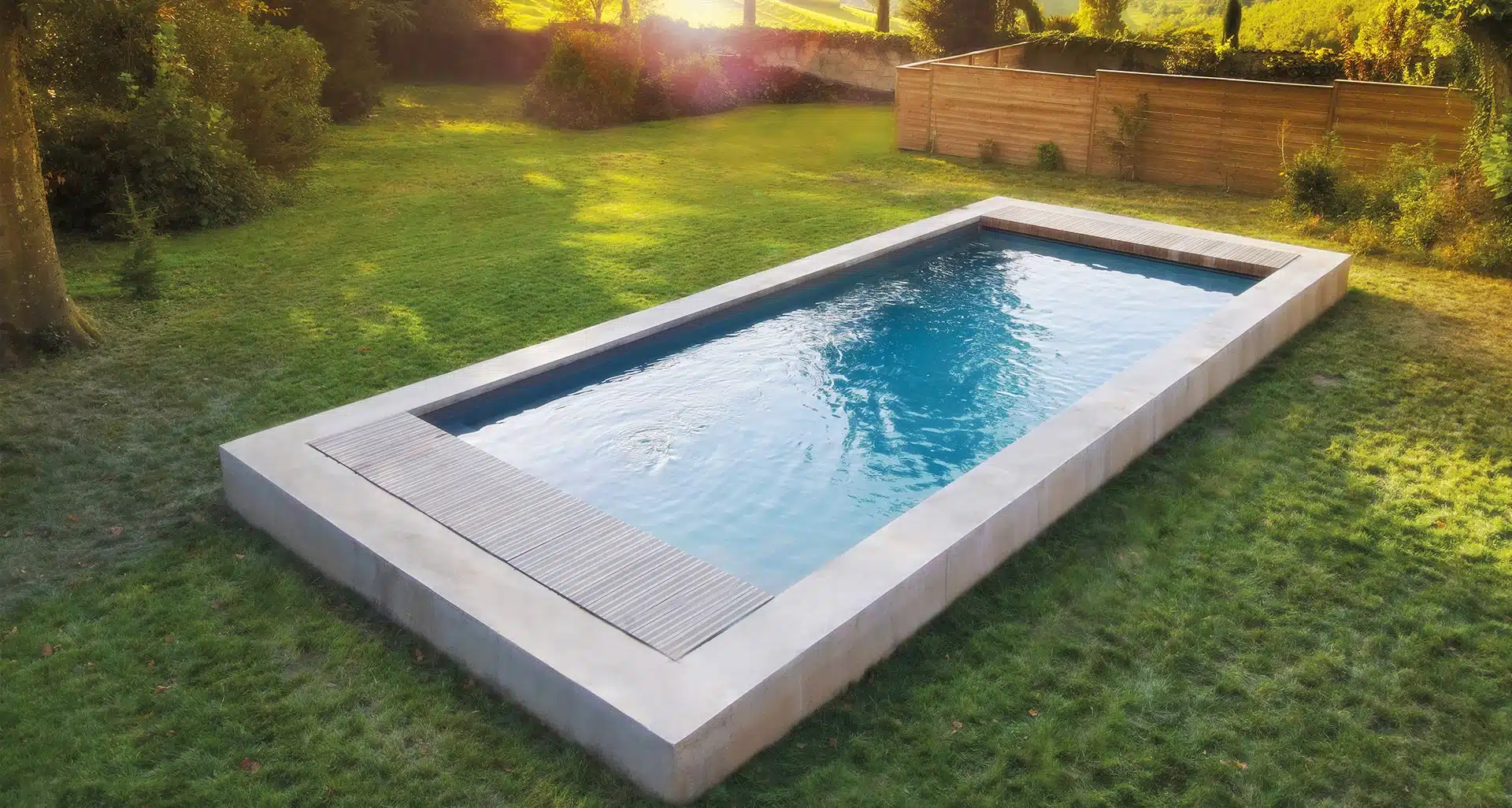 Tout savoir sur l'imposition d'une piscine semi-enterrée | Desjoyaux