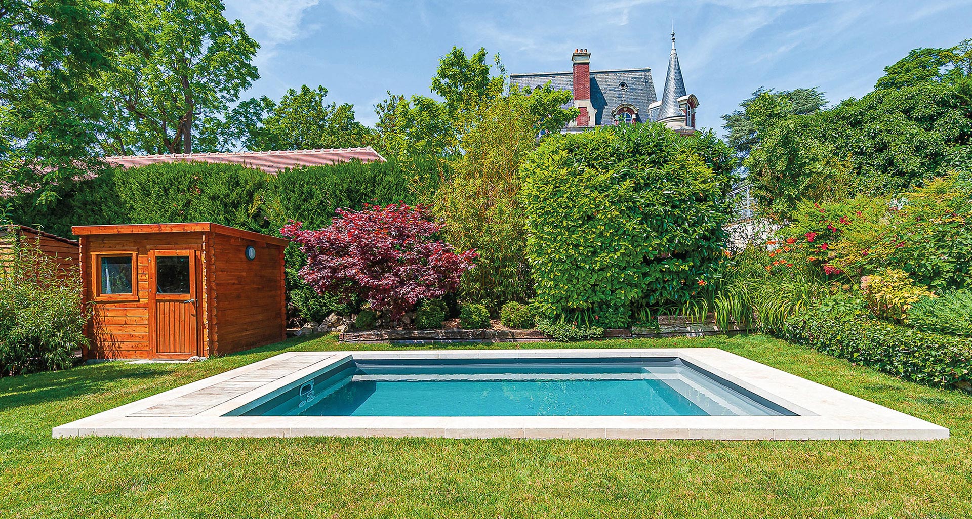 Mini piscine coque 3x2, simple et efficace - Piscines Desjoyaux